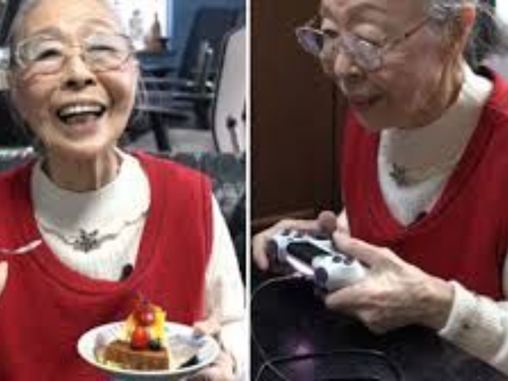 90-year-old Hamako Mori says Gamer Grandma, playing 3 hours a day, is ...