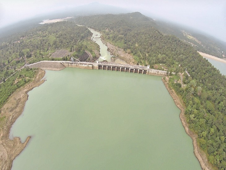 Bango dam is full only 4 meters of water is less rain, then it will be ...