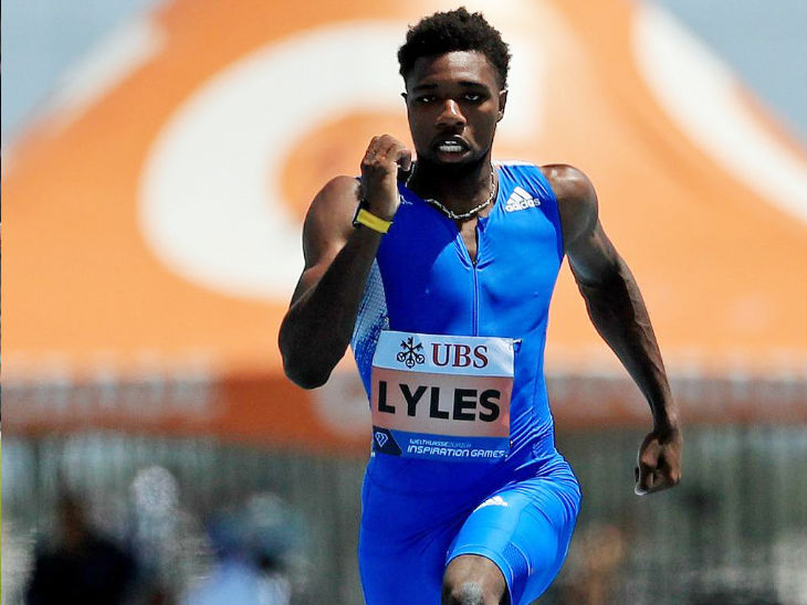 Runner Noah Lyles Smashes Usain Bolt Record in Inspiration Games in ...