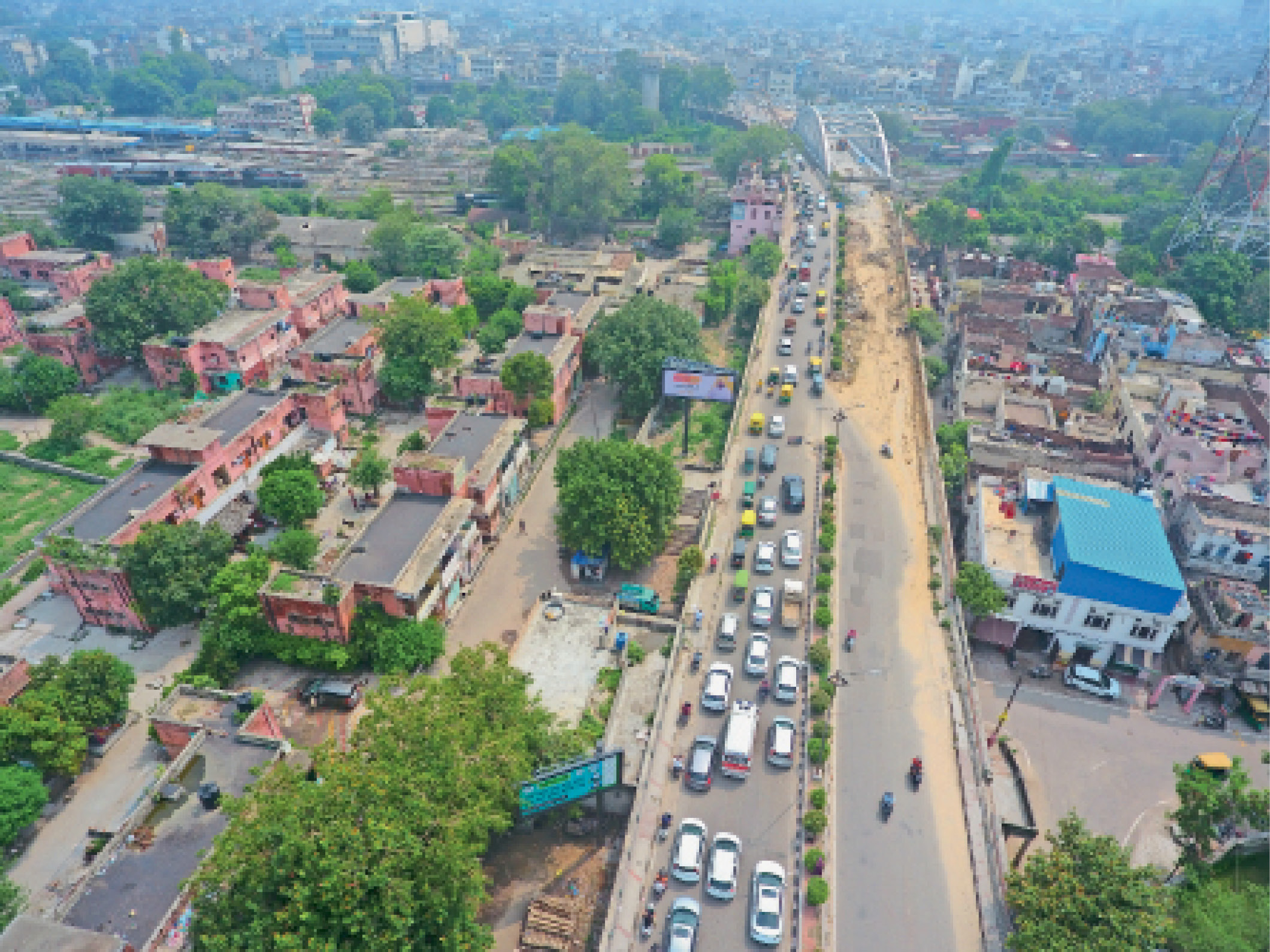 A part of Jagraon bridge closed for four years, cost reached 11.50 to ...