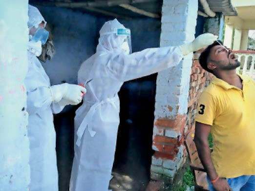 10 new positives including two employees of Sadar block, number of ...