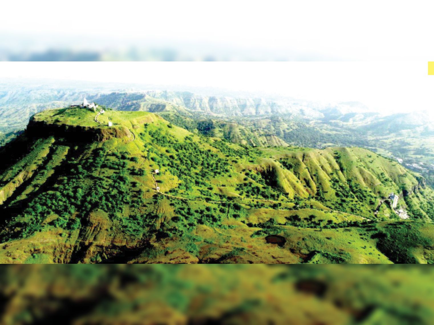 The hills of Bawangaja engulf in the greenery, the entry of devotees is ...