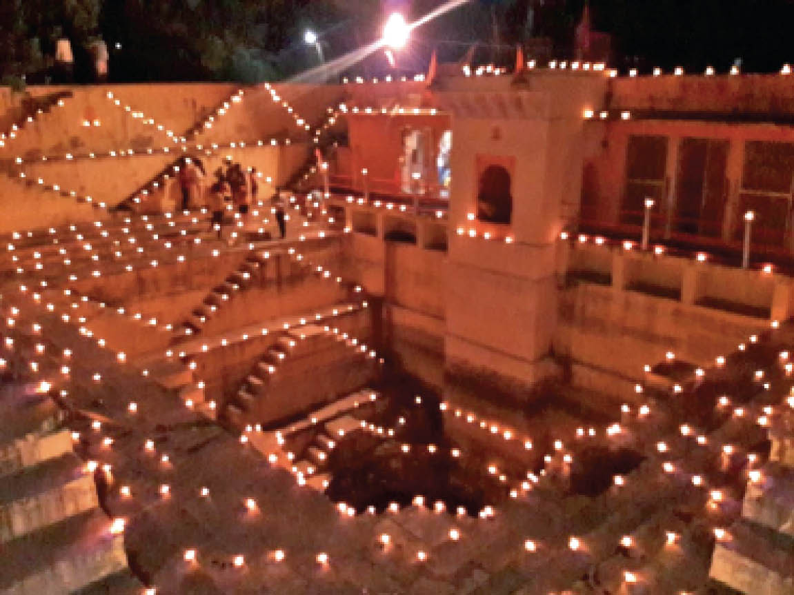 Happiness of Ram temple ... Fireworks with lamp donation, 1008 lamps ...