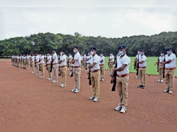 Parade rehearsal held to police personnel at Police Parade Ground ...