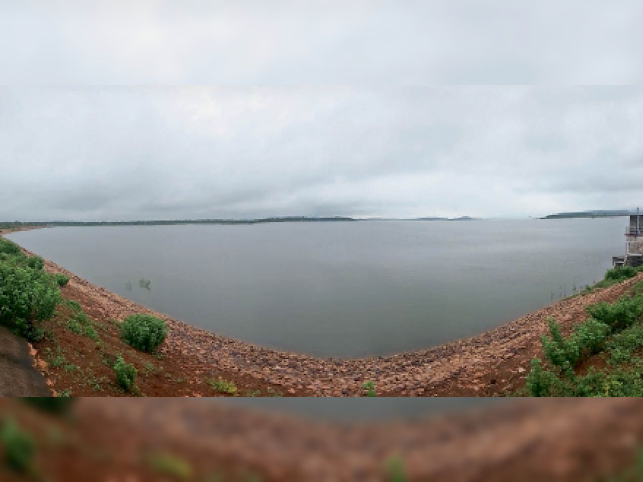 60.26 percent water filled in Kodar due to two days of continuous rain ...