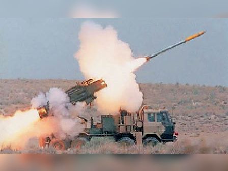 Successful test of indigenously developed Pinaka missile at Pokaran ...