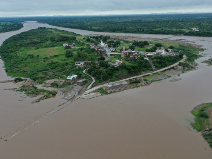 MET predicts heavy rains in rajasthan, Beneshwar Dham became an island ...