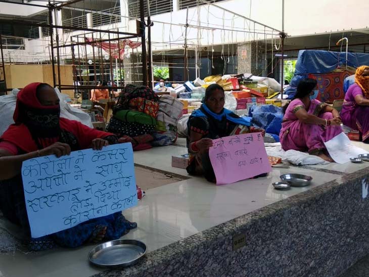 Ranchi Coronavirus Latest Updates; Vendor Market Shopkeepers Protest By ...