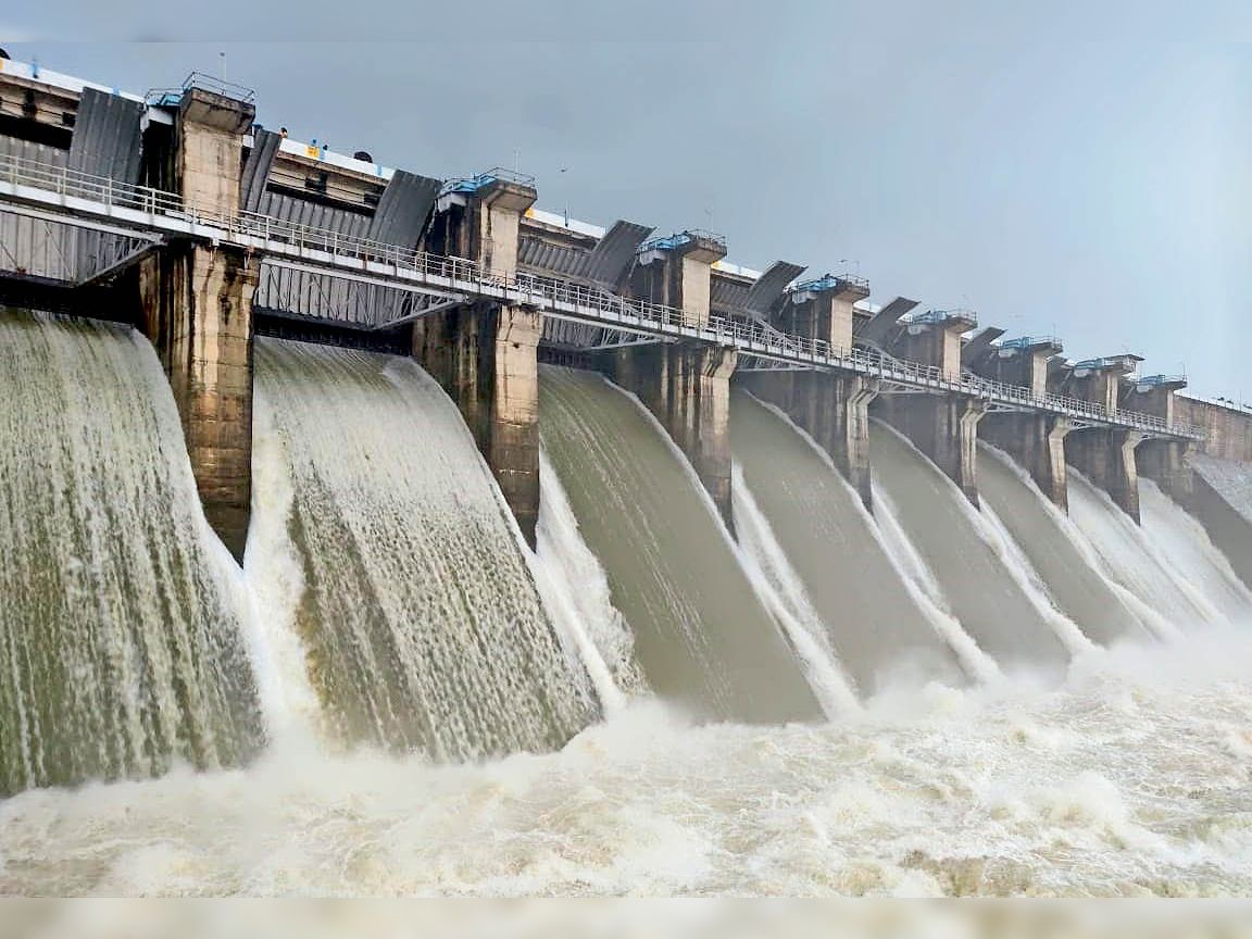 8 gates of Barna Dam opened due to 122 mm rain, 40 people shifted in ...