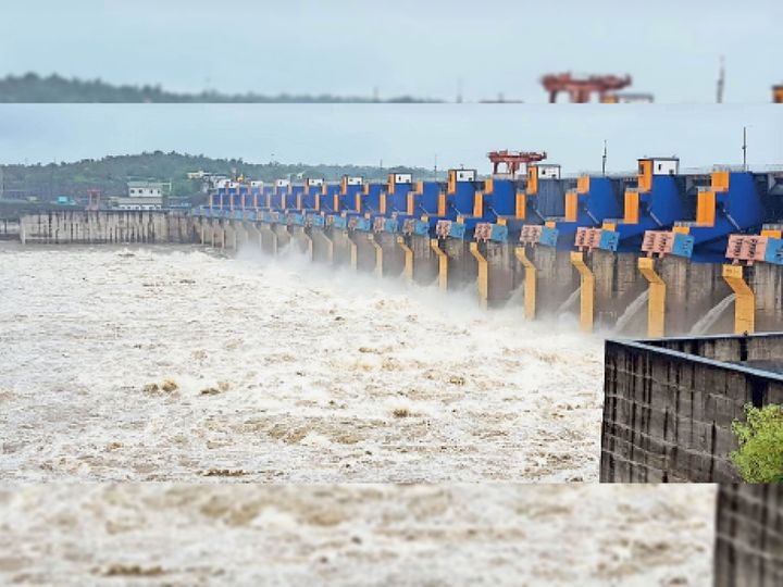 Narmada river floods Update news : Khandwa Indira Sagar and Omkareshwar ...