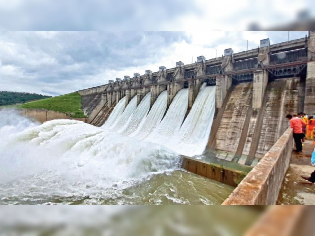 25.4 mm of rain in 24 hours, six gates opened for the second time from ...