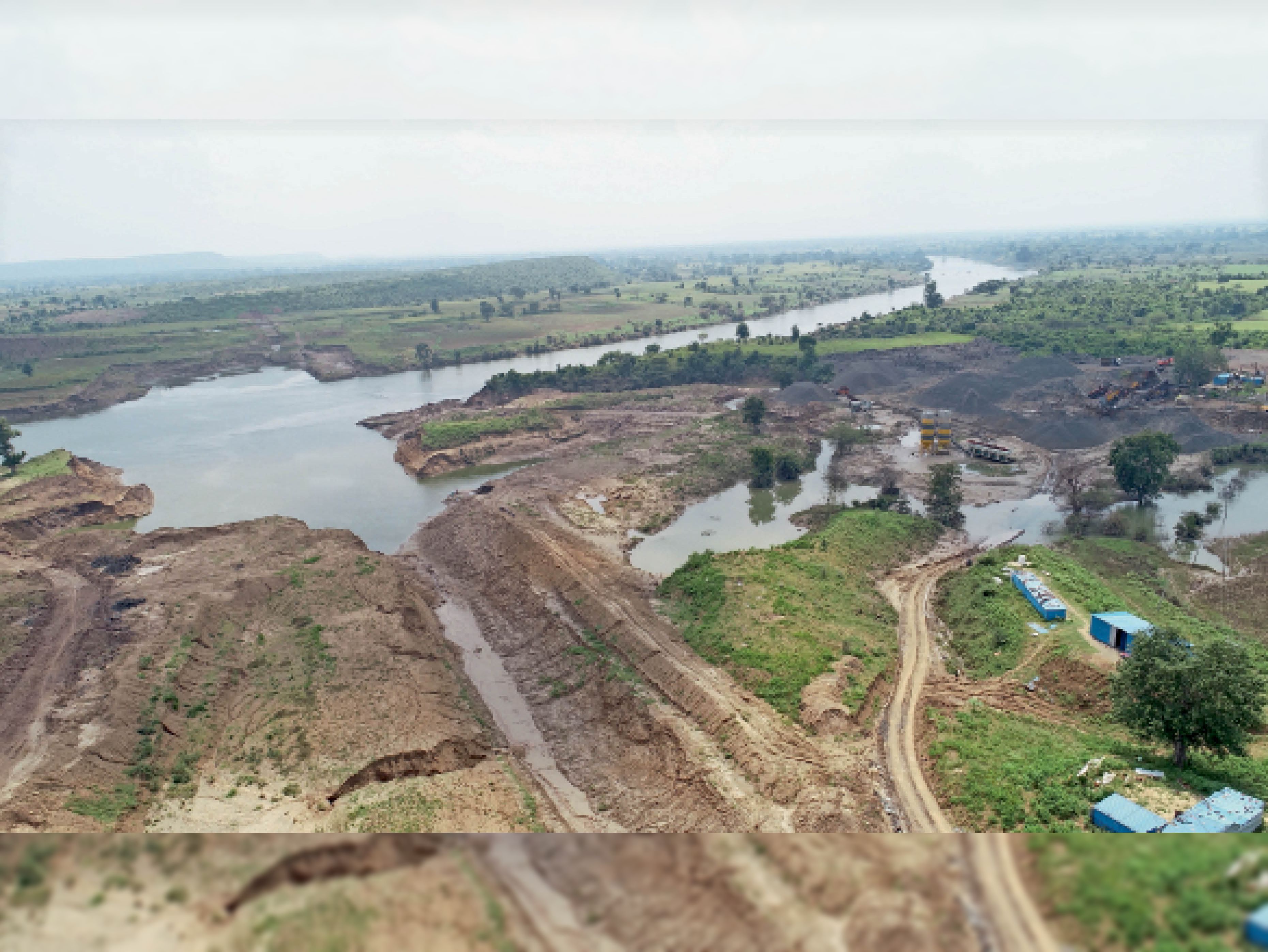 Dam being built near Resai village on Parvati river at a cost of 1815 ...