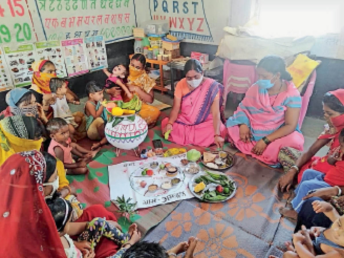 Matka scheme started in Anganwadis, nutritious food given to children ...