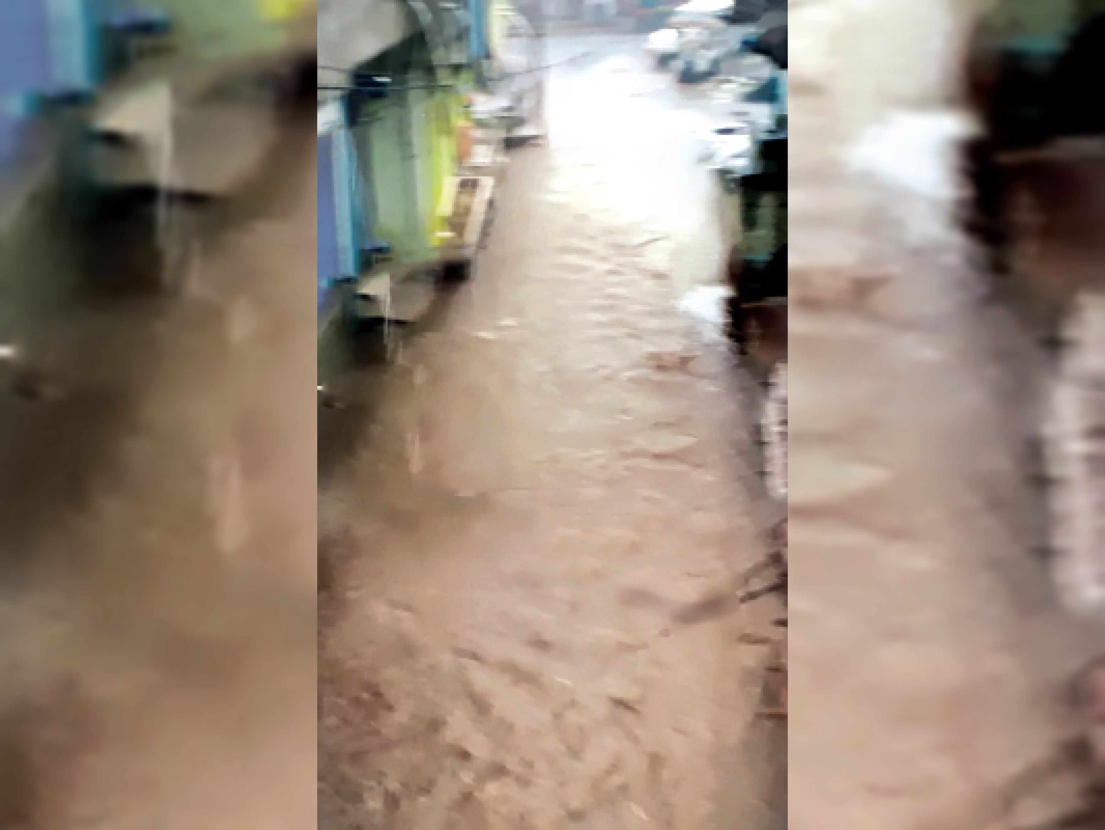 Rain in Begumganj, water flowing like canals on roads | तेज बारिश ...