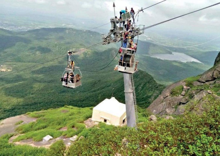Asia's largest Girnar rope-way project will reach the temple from the ...