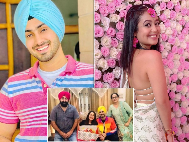 Neha Kakkar and Rohan Preet's secret roka ceremony, couple seen holding ...