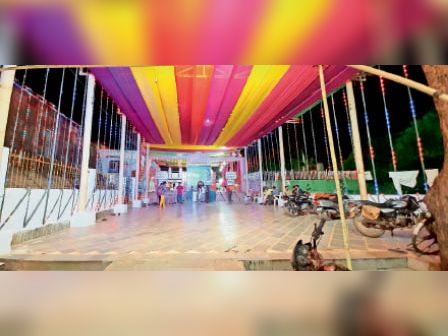 Navdurga festival starts tomorrow, decorations being done in temples ...