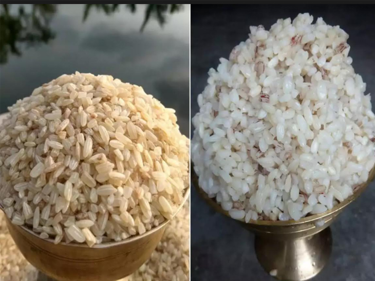 Magic rice is a special type of rice grown in Bihar, it is cooked only ...