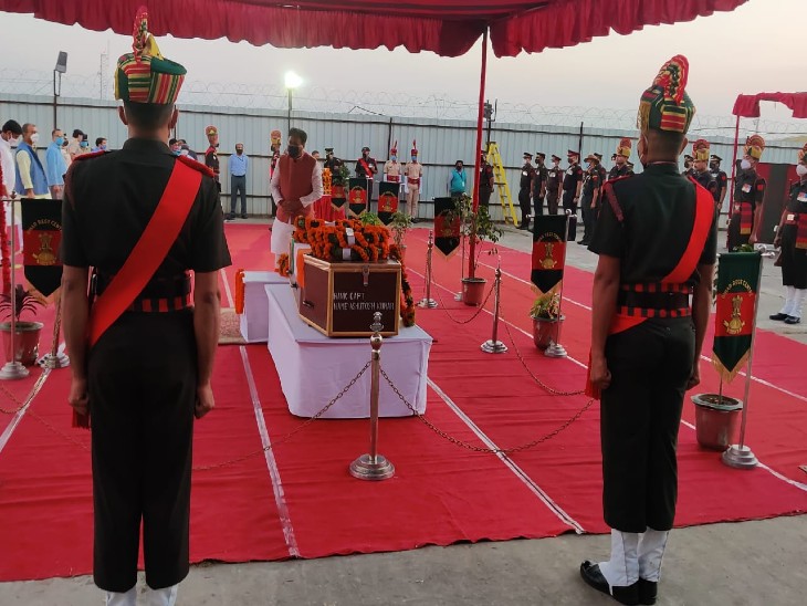Mortal Remains Of Indian Army Captain Ashutosh Kumar Reach Patna ...