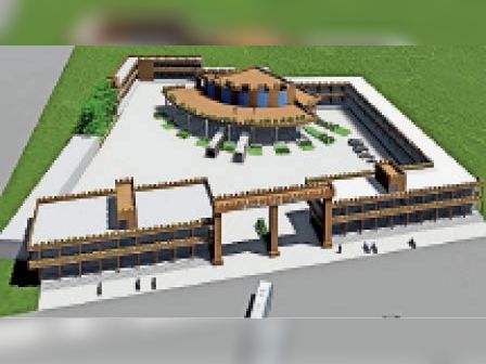 Layout of bus stand construction continues, Rs 2 crore Will cost, 8 ...