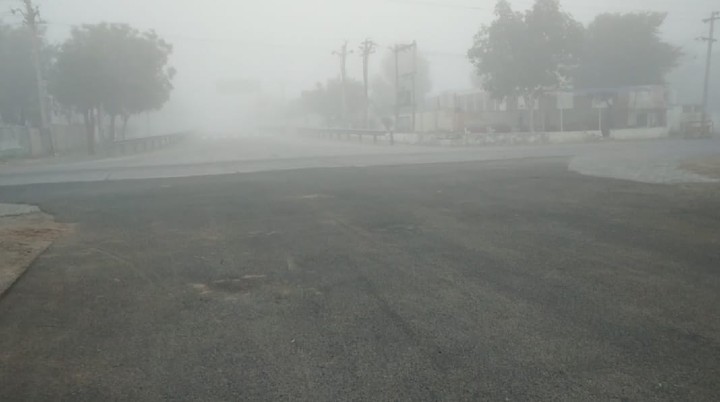 Open cold in the weather from Mavath to Jaipur, pollution level came ...
