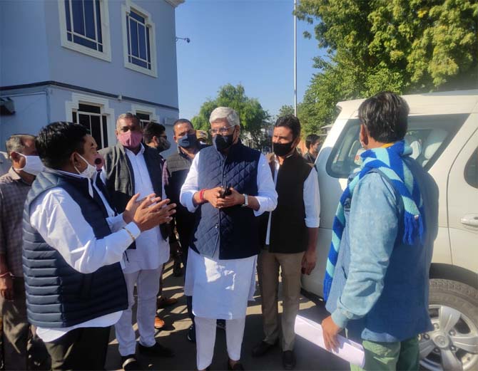 Union Jal Shakti Minister Shekhawat arrives in Jodhpur, will take stock ...