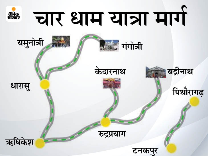 56 thousand trees have been cut for the Chardham project; 36 thousand ...