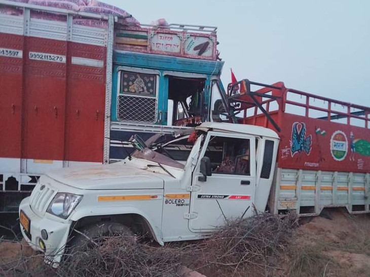 churu accident update | तारानगर हादसा: ट्रक ड्राइवर ने गलत दिशा में आकर ...