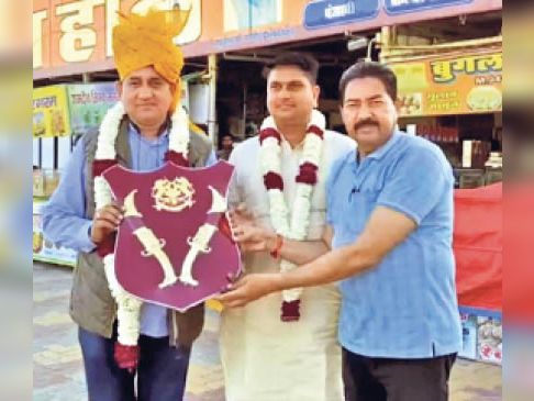 Former Haryana MLA Dr. Pawan Saini welcomed in Sirohi