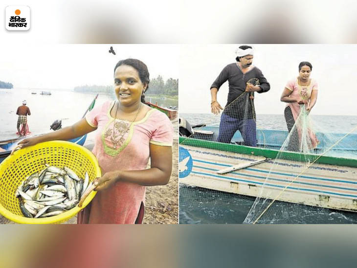 K C Rekha from Kerala is India's first fisherwoman, started fishing ten ...