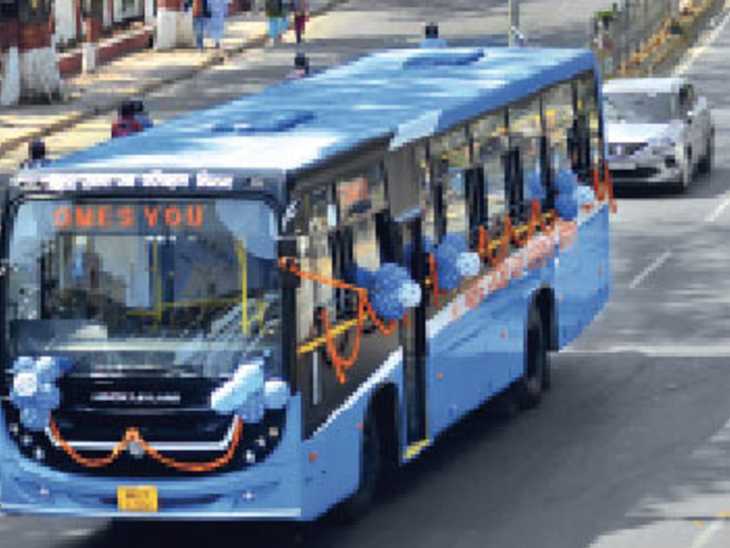 Buses will run soon on the IIT route from Gandhi Maidan, electric buses ...
