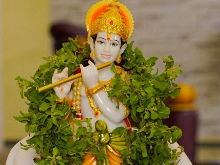 Tulsi is worshiped on Vasantotsav, worship of Shri Krishna, body's ...
