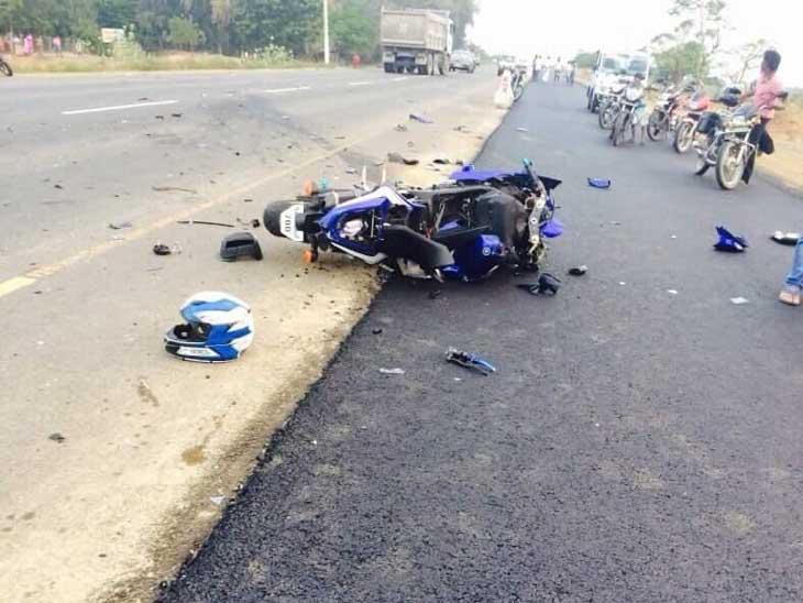 Trailer crushed two youths of Pipad returning from Jodhpur after ...