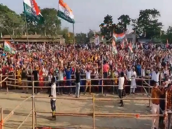 Assam Election; In the presence of Chhattisgarh CM, Congress candidate ...