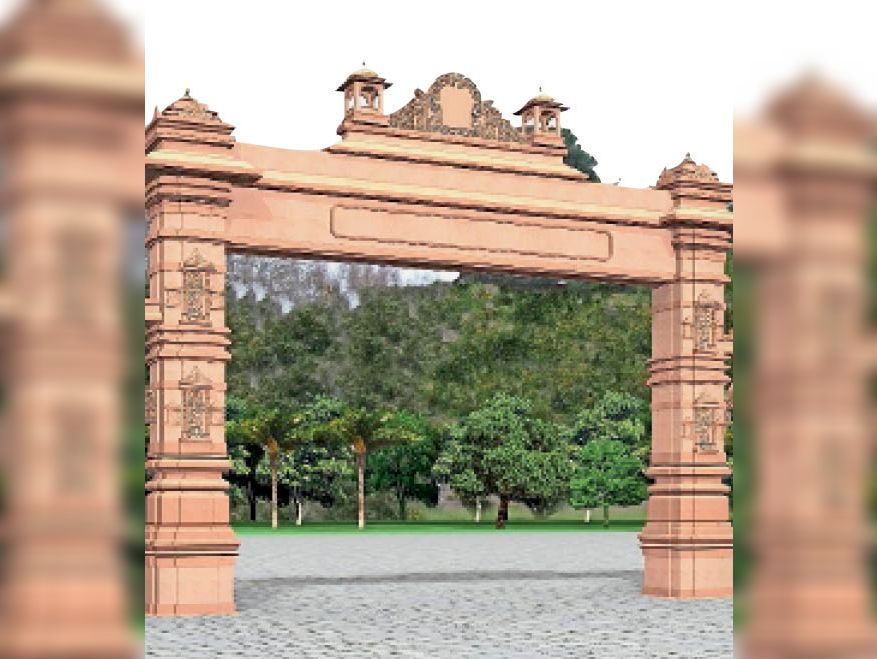 64 welcome gates to be built near Ram temple in Ayodhya, truck left ...