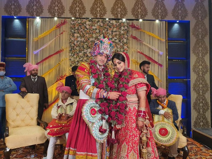 MLA Vishal Naihari of Dharamshala got married with HAS officer Oshin Sharma