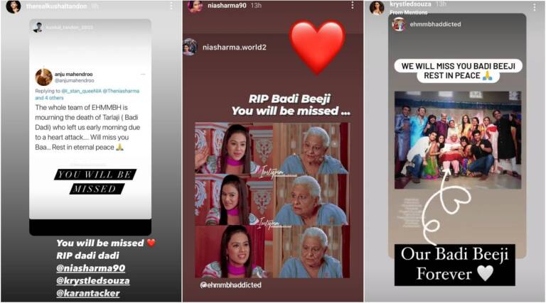 Popular TV Show Ek Hazaaron Mein Meri Behna Hai actress Tarla Joshi ...