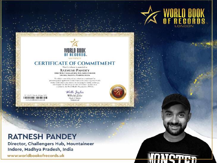 Ratnesh Pandey Foundation, who climbed the peaks of 7 countries, got ...