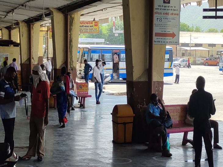Passengers got the facility of traveling by buses; Leaving for Jaipur ...