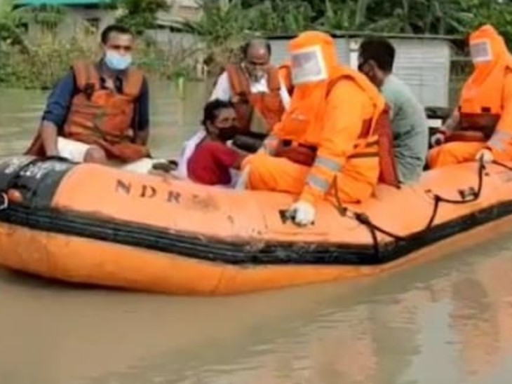 Flood threat on 108 panchayats of Patna district, 2 companies of SDRF ...