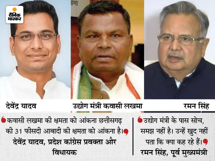 Congress MLA Devendra Yadav hits back at Dr. Raman Singh, to assess the capacity of the minister ...
