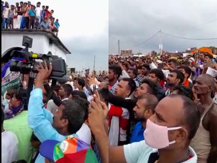 Chirag Paswan Aashirvad Yatra in Gaya, LJP Leader took blessing at Baba ...