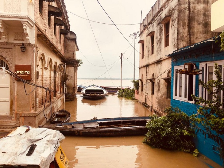 More than 31 thousand people affected by floods in Varanasi, Ganga ...