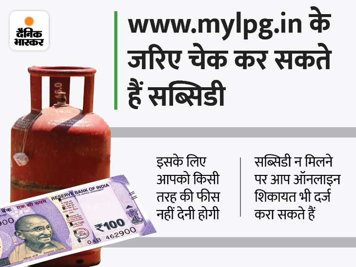 LPG Gas Subsidy Refund Status; How To Check, Gas Subsidy Kaise Check ...
