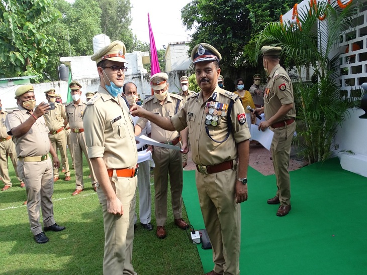 A total of 40 police personnel including SSP were honored, SSP was ...