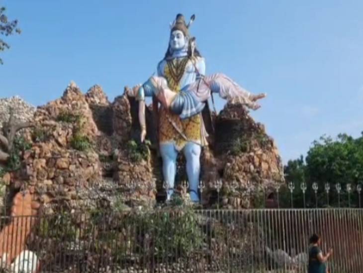 In the Sunasir Nath temple of Hardoi, the bees are guarded around the ...