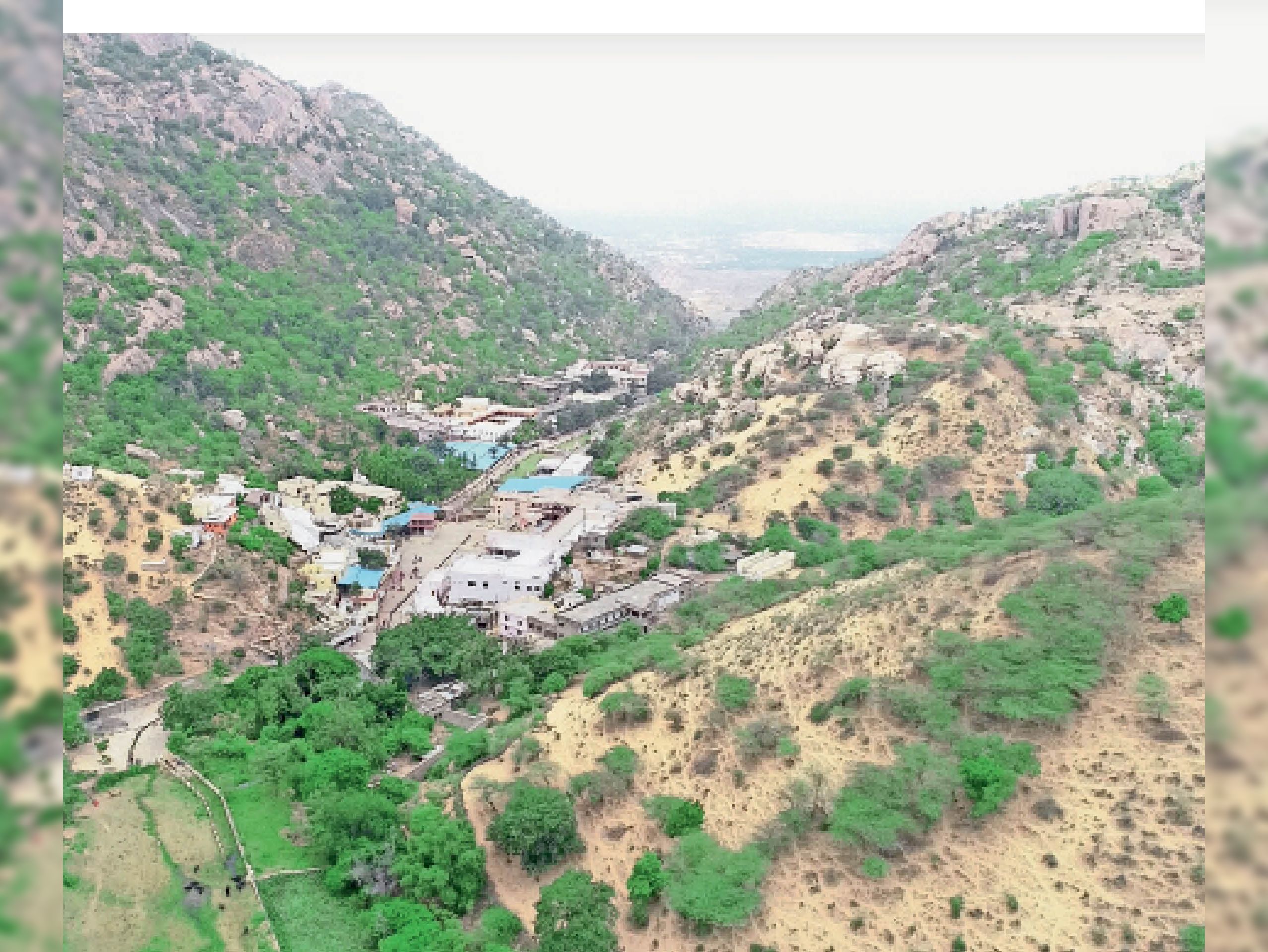 For the first time, see the grandeur of the temple of Mata sitting on ...