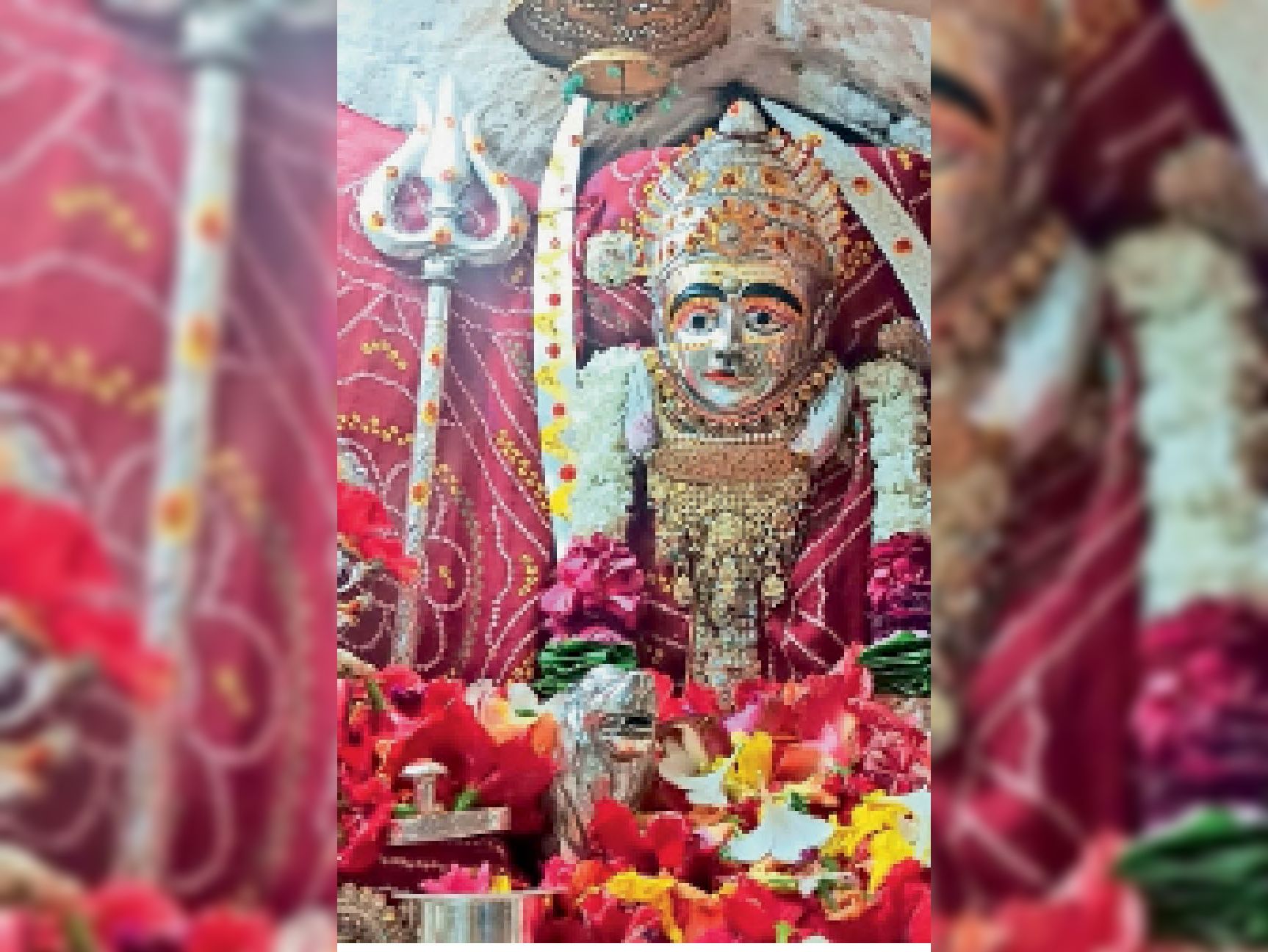 For the first time, see the grandeur of the temple of Mata sitting on ...