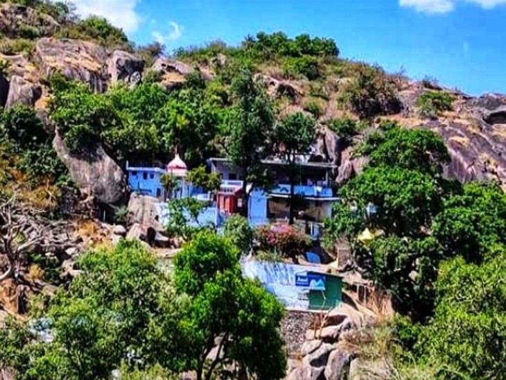 1200 years old Ambaji temple decorated with laser lighters for 9 days ...