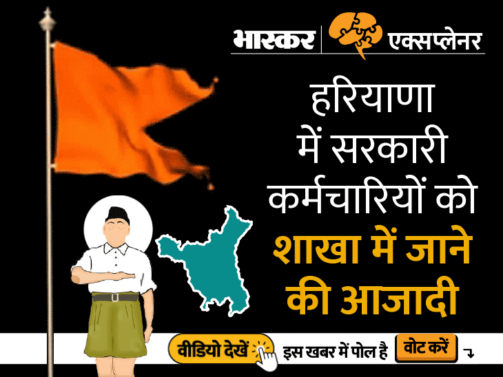 Haryana RSS Sangh Ban Reason; Government Employees Will Join Rashtriya ...